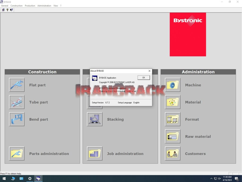 نرم افزار برش لیزر Bystronic BySoft 6.7.2 | ایران کرک