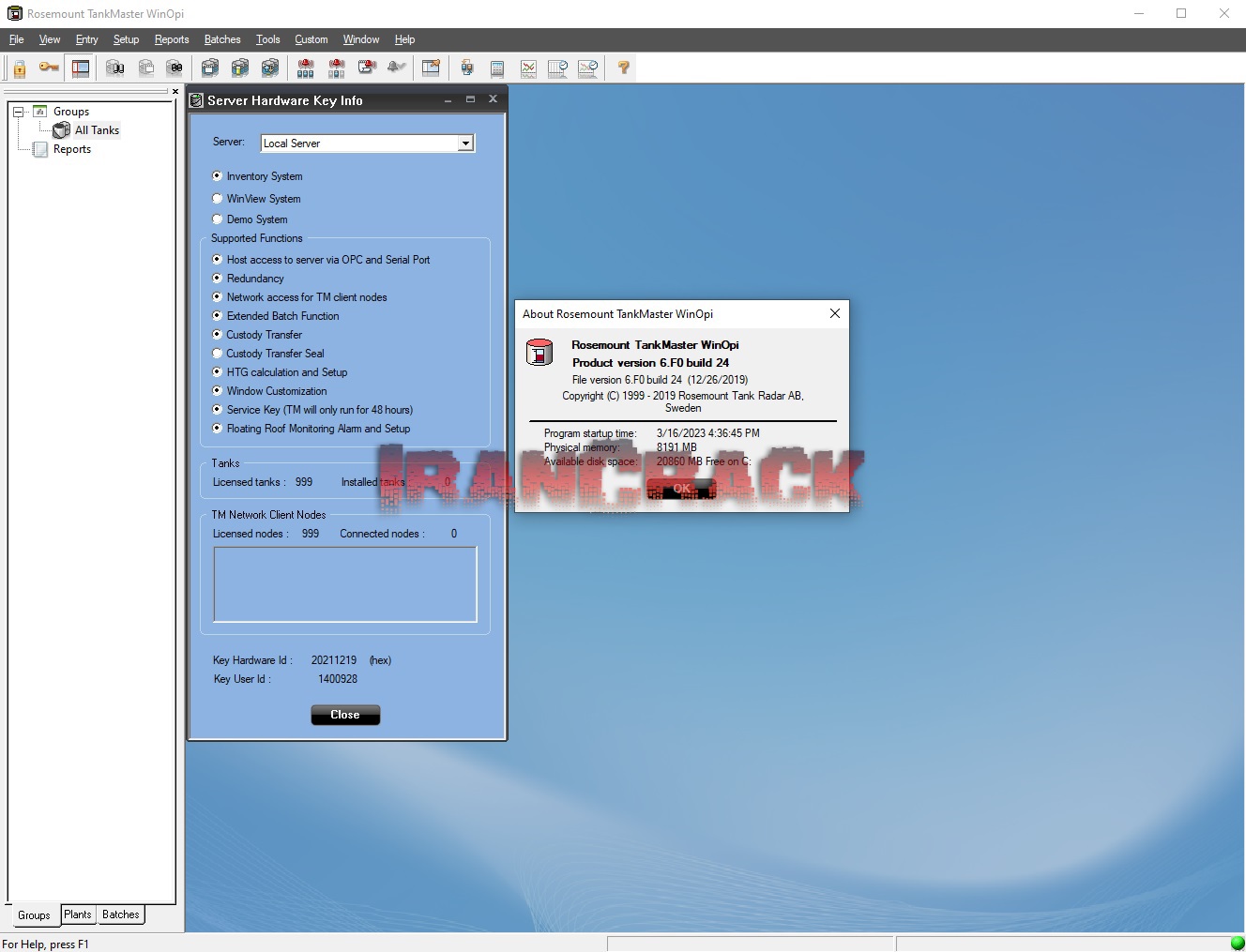 نرم افزار مدیریت مخازن سوخت Rosemount TankMaster 2019 | ایران کرک