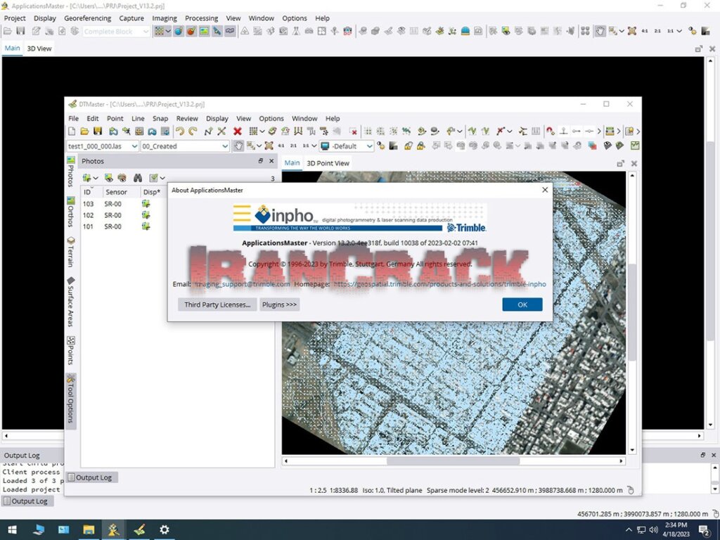 نرم افزار فتوگرامتری Trimble Inpho Photogrammetry 13.2 | ایران کرک