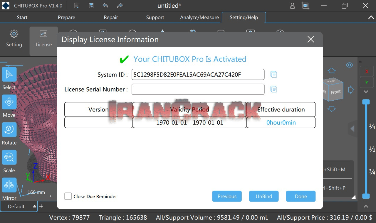 نرم افزار اسلایسر پرینت سه بعدی CHITUBOX Pro 1.4.0 | ایران کرک