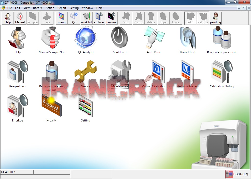 نرم افزار هماتولوژی Sysmex XT-4000i | ایران کرک