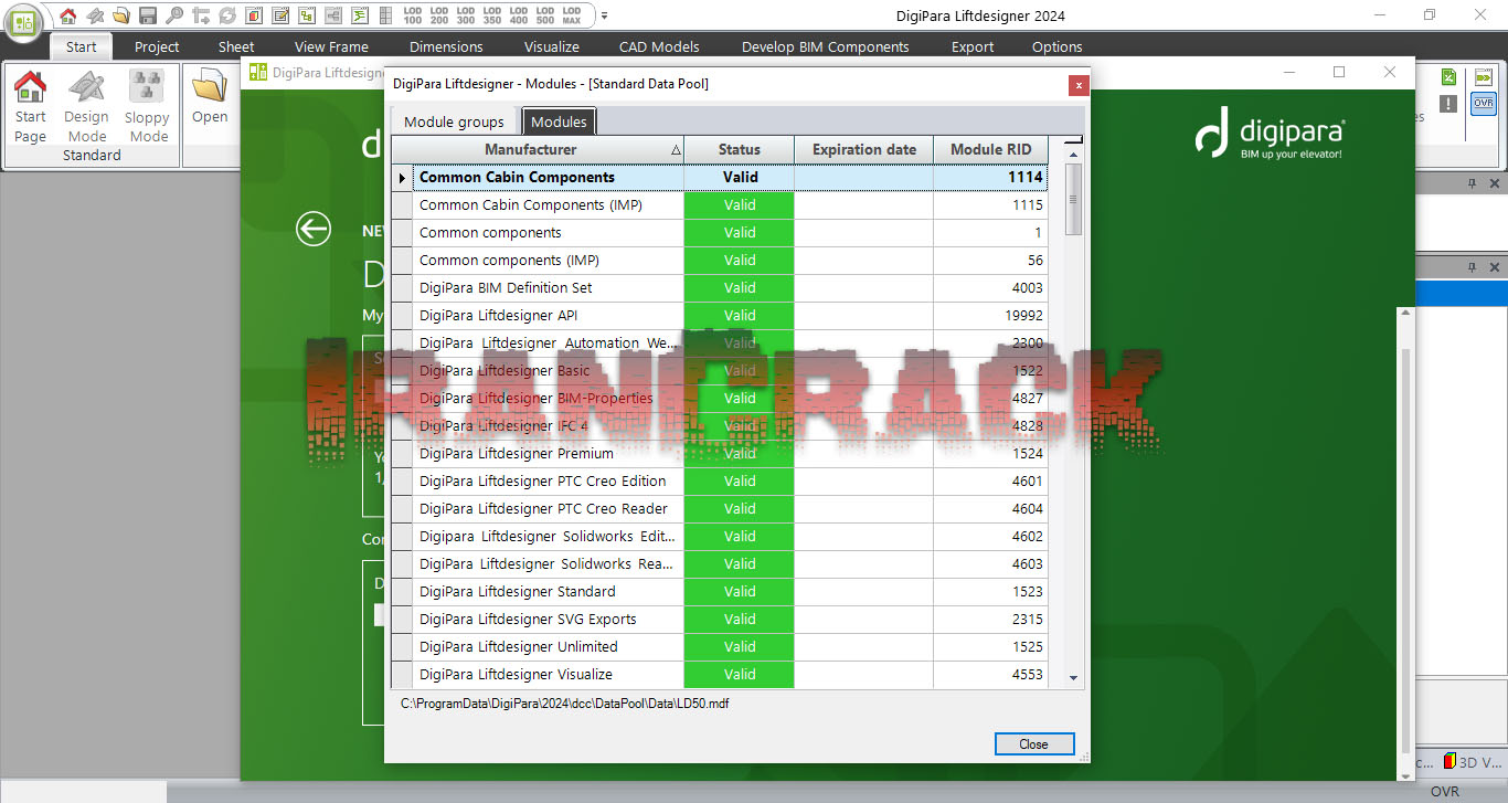 نرم افزار طراحی آسانسور DigiPara LiftDesigner 2024 | ایران کرک