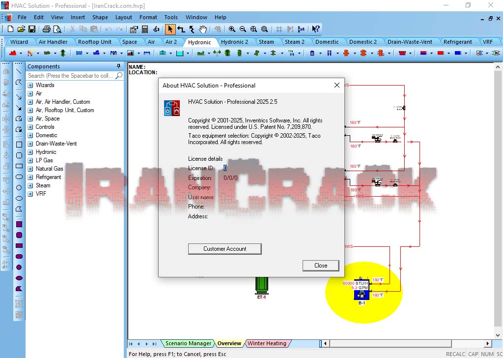 نرم‌ افزار طراحی تاسیسات تهویه HVAC Solution Professional 2025 | ایران کرک