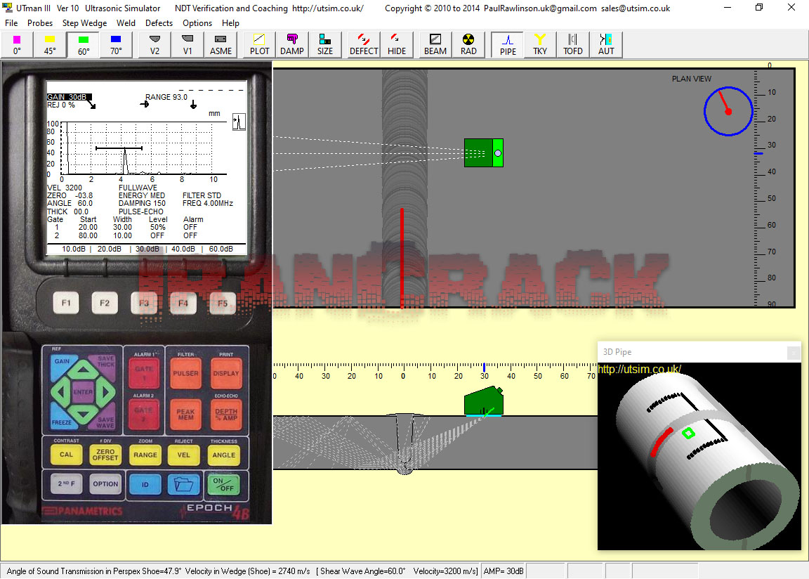 نرم‌ افزار شبیه ساز جوش اولتراسونیک UTman III 10 | ایران کرک